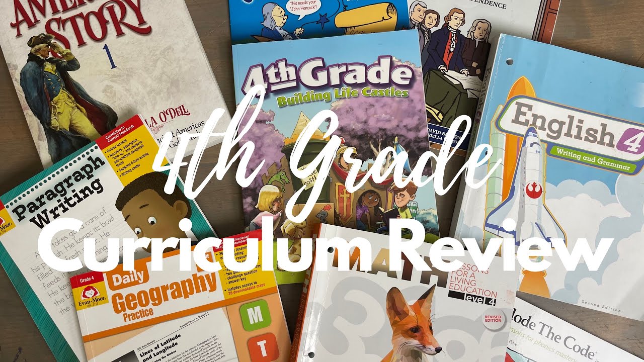 4th Grade Curriculum Review | Masterbooks | BJU | Homeschooling Book ...