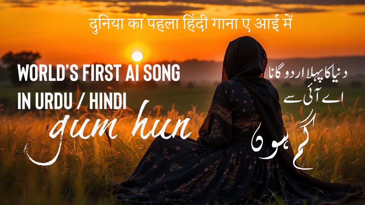 Gum Hun - World's First AI song in Urdu, Hindi - YouTube