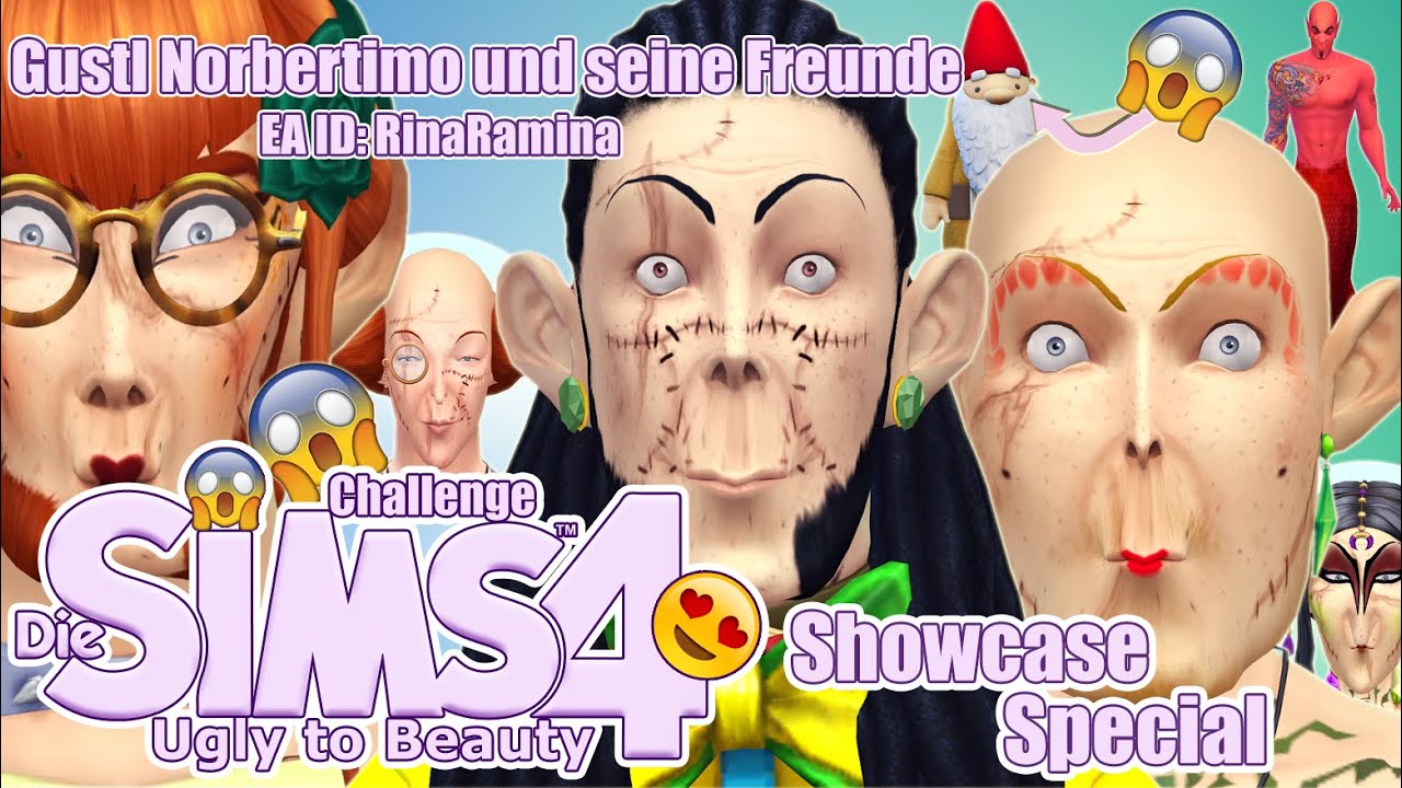 Meine albtraumhaften Ugly-Sims für deine Challenge xD😱😱😱 Die Sims 4 ...