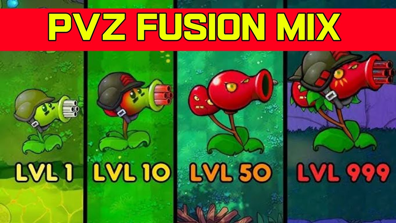 PvZ Fusion 2.1.3 [ PVZ RH ] | All Plant Super Hybrid Fusion Mix - YouTube