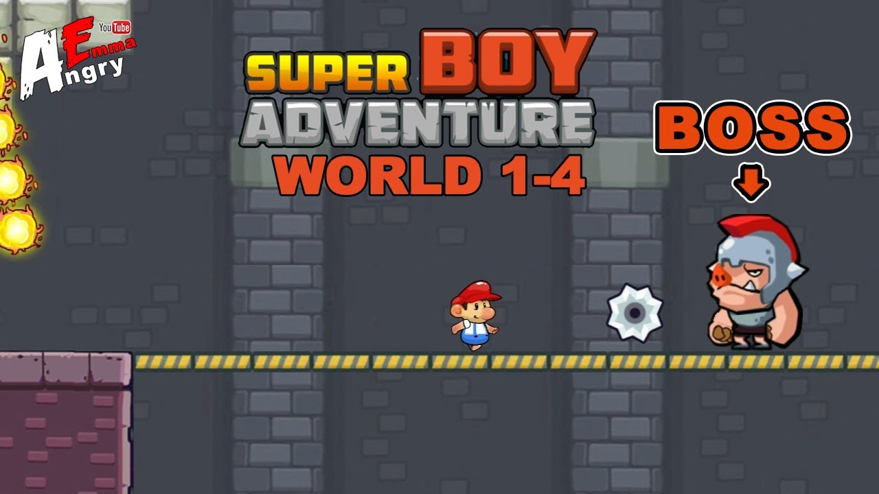 Super Jack Run - World 1-4 / Gameplay Walkthrough (Android, iOS) - YouTube