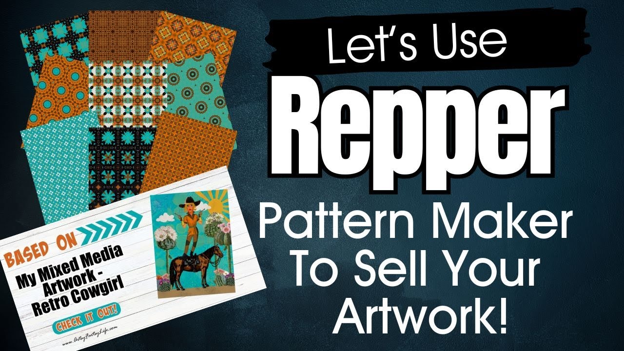How To Use The Repper Pattern Maker To Sell Your Artwork - YouTube