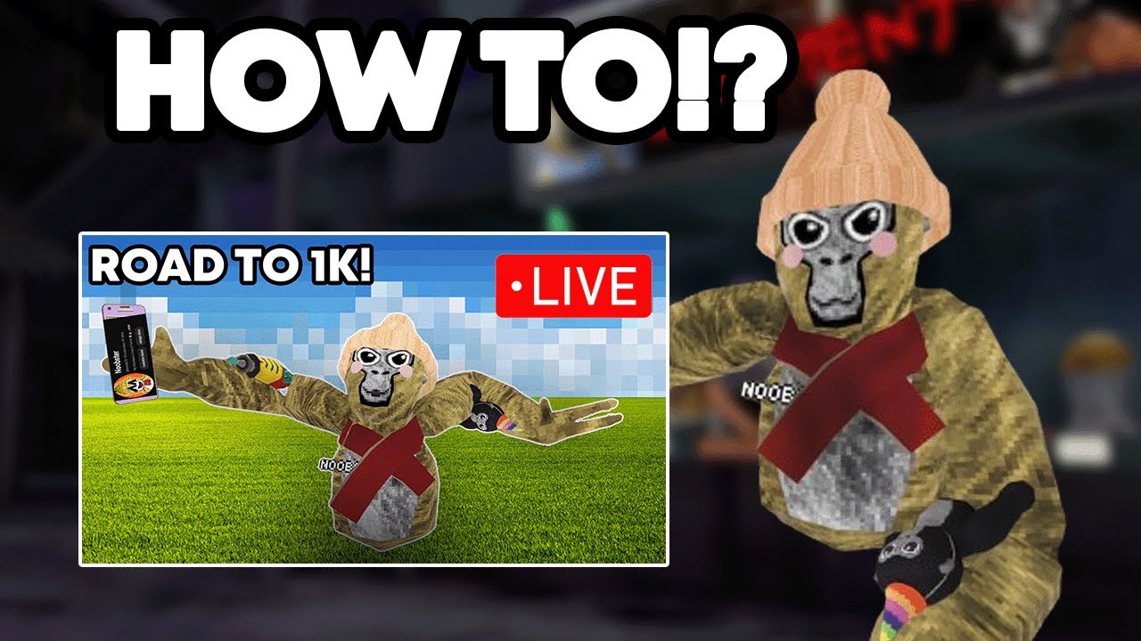 How to make GOOD Gorilla Tag Thumbnails! - YouTube