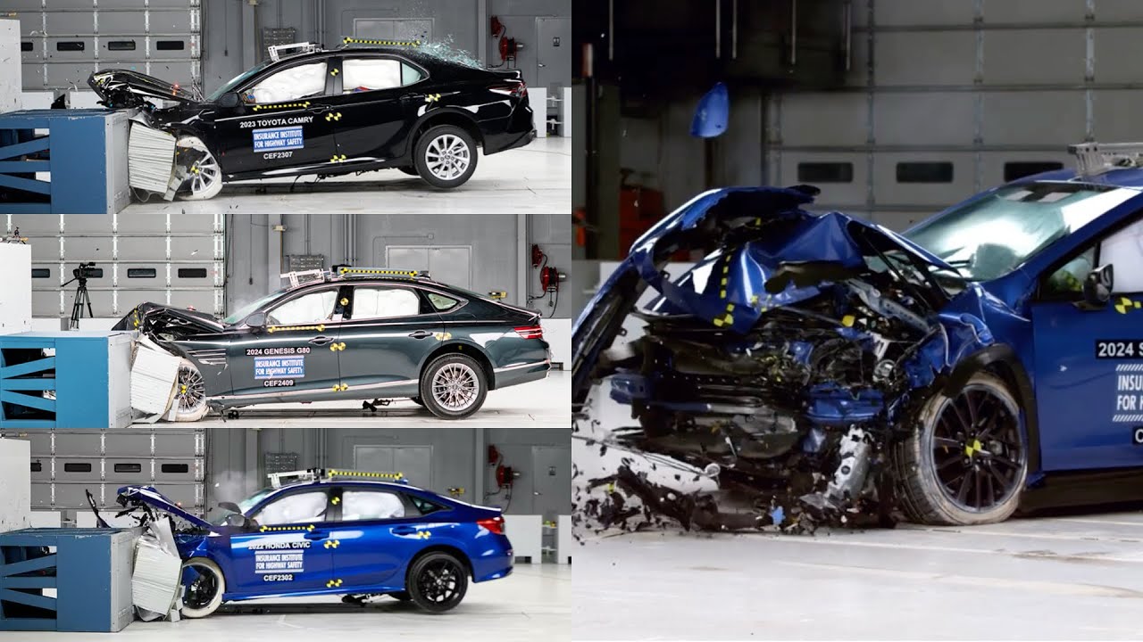 Every Small, Midsize & Large car Updated Moderate Overlap Test EVER ...