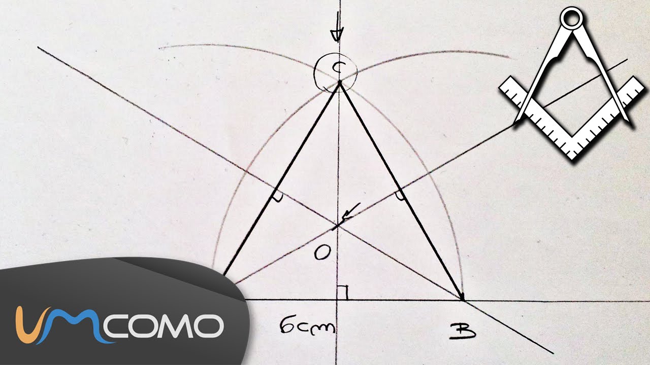 Geometria Descritiva - Determinar o Centro de um Triângulos Equilátero ...