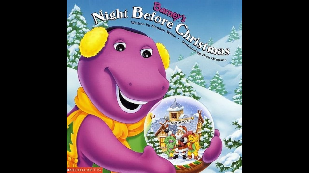BARNEY "BARNEY'S NIGHT BEFORE CHRISTMAS" - Read Aloud Storybook for ...