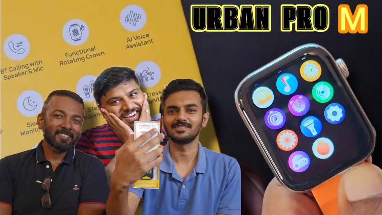 Urban Pro M - ₹1,999 ku Apple Watch Ultra look alike #bestsmartwatch # ...