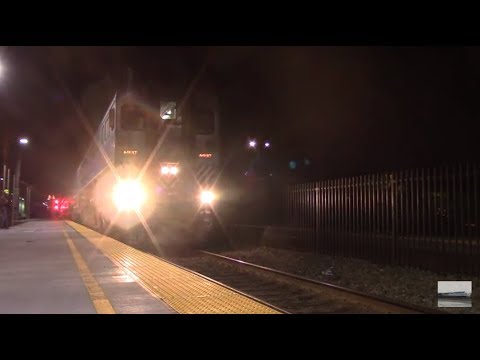 Amtrak 591 Leaving Oceanside 12/2/17 - YouTube