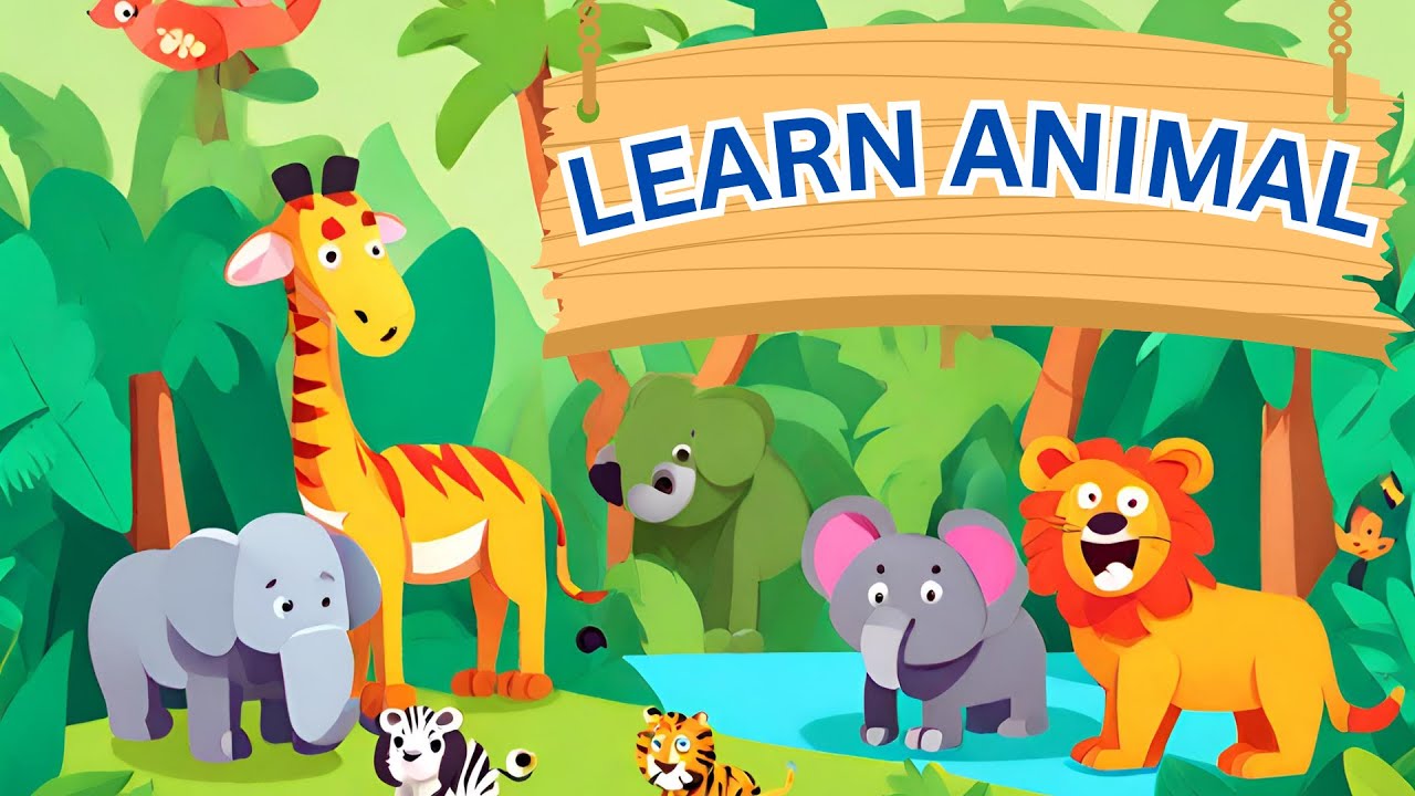 Animal Learning Videos For Toddlers | Learn Animals and Animals Sounds ...