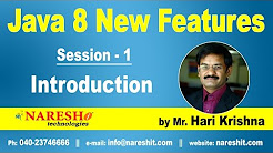 Java 8 New Features with Examples | Mr. Hari Krishna - YouTube
