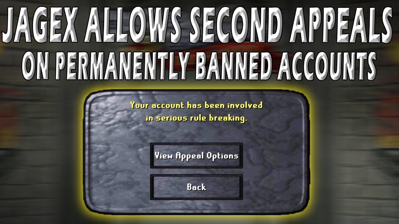 Jagex Will Be Unbanning THOUSANDS OF ACCOUNTS in Oldschool Runescape ...