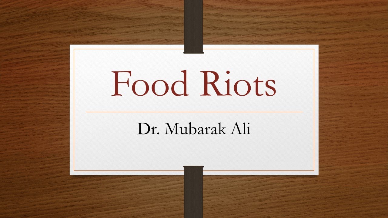 Food riots - YouTube