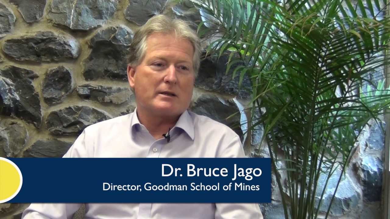 Bruce Jago - Goodman School of Mines - YouTube