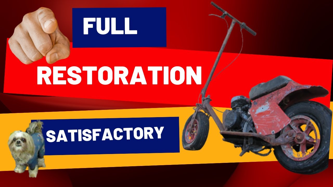 Full RESTORATION of the walking motorcycle (Walking Machine) 1985’s ...