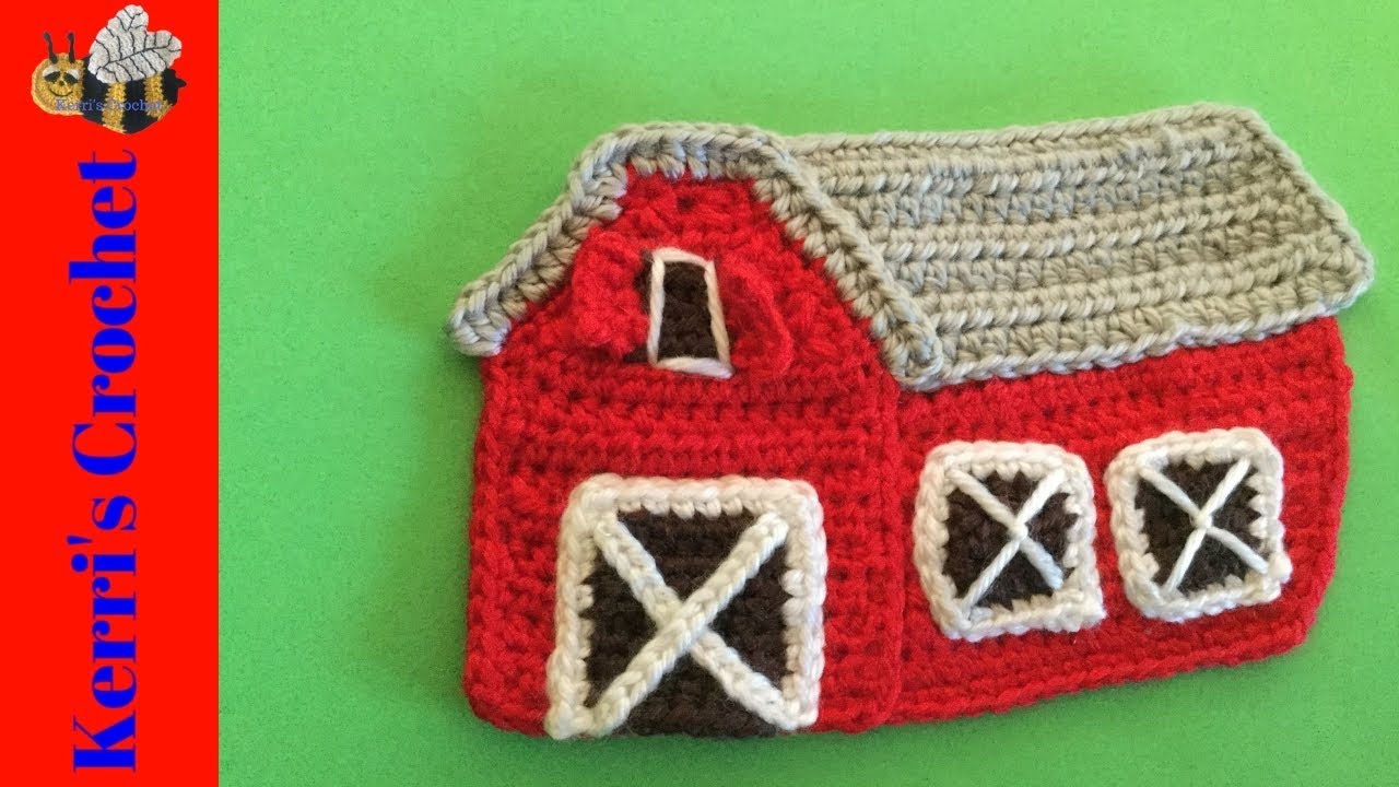 Crochet Barn Tutorial - Beginner Crochet Tutorial - YouTube