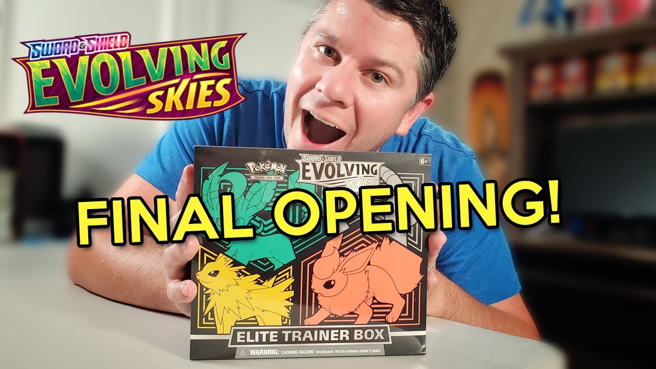 FINAL Evolving Skies Opening | Elite Trainer Box Opening - YouTube