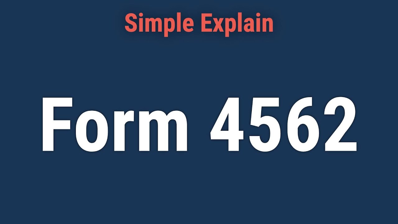 What Is Form 4562 Depreciation And Amortization YouTube