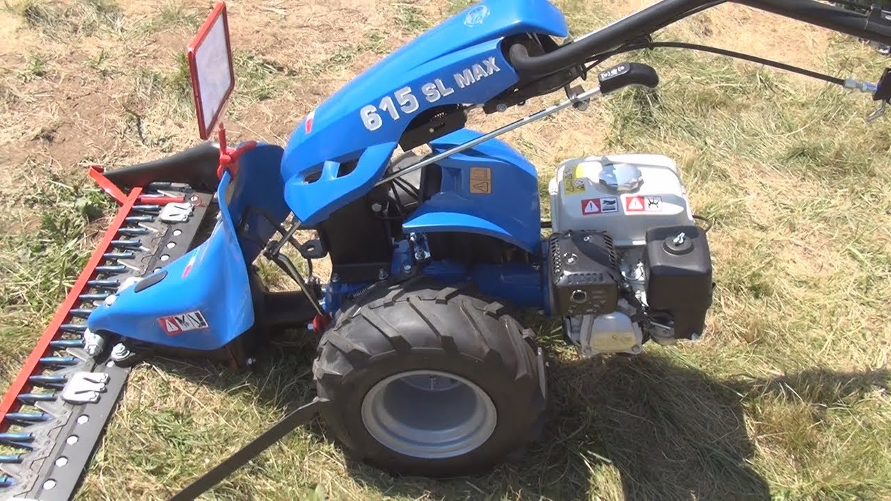 BCS 615 SL Max Lawn Mower Exterior and Interior - YouTube