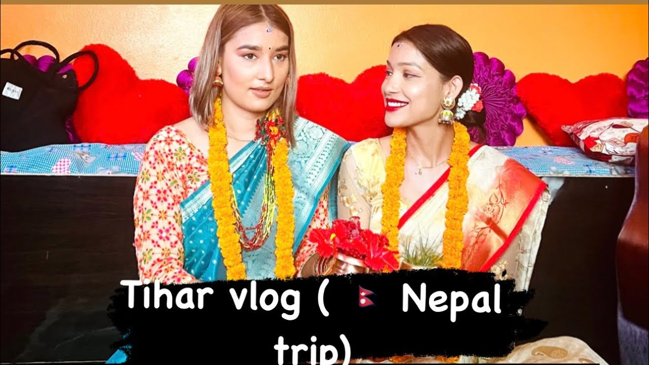 Celebrating Vai Tika after 3 years/Tihar vlogs /Nepal trip . # ...
