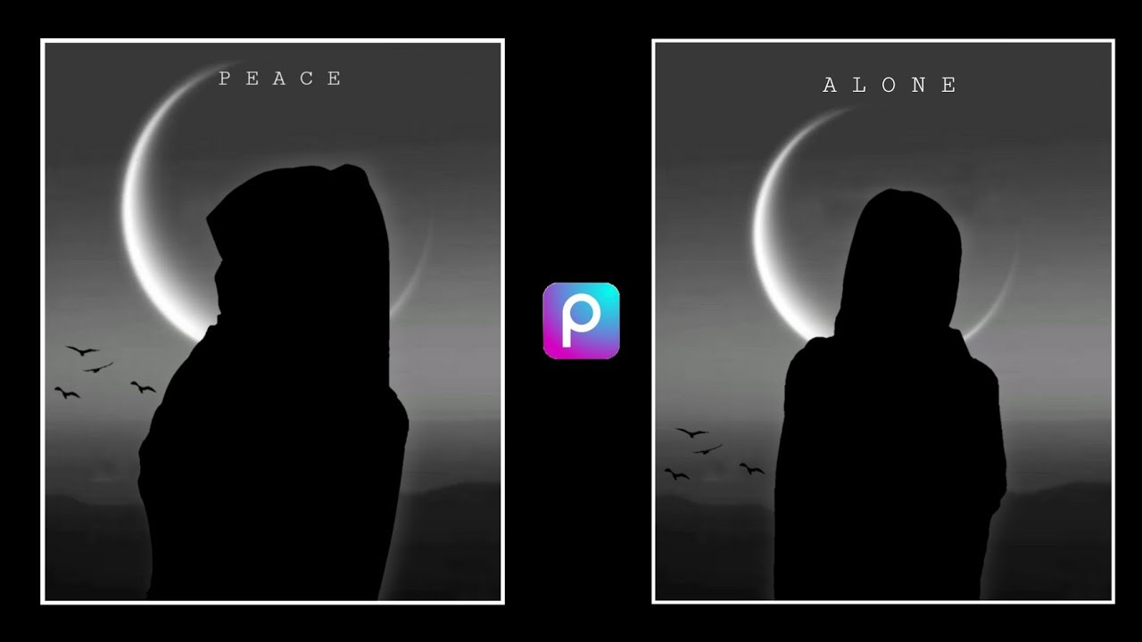 Picsart dark shadow photo editing Tutorial |silhouette photo editing in ...