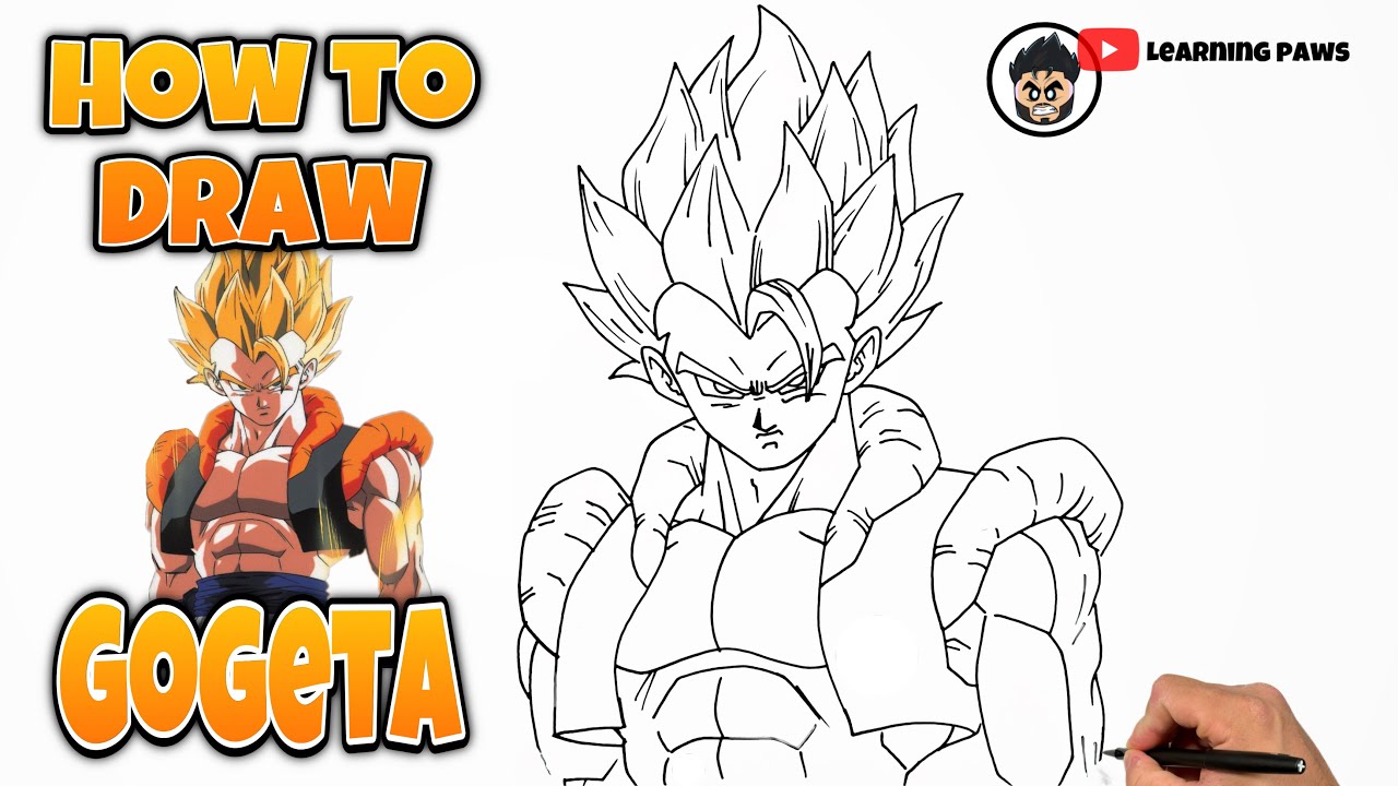 How To Draw Gogeta | Dragon Ball Z #drawing #animedrawing #dbz - YouTube