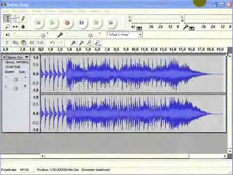 Audacity Workshop - Grundlagen Bearbeitung - YouTube