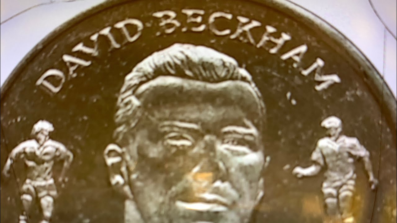 David Beckham Medal Token-Official England Squad 2004 - YouTube