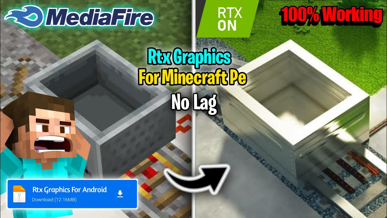 HOW TO DOWNLOAD RTX GRAPHIC IN MINECRAFT PE | RTX FOR MINECRAFT PE ...