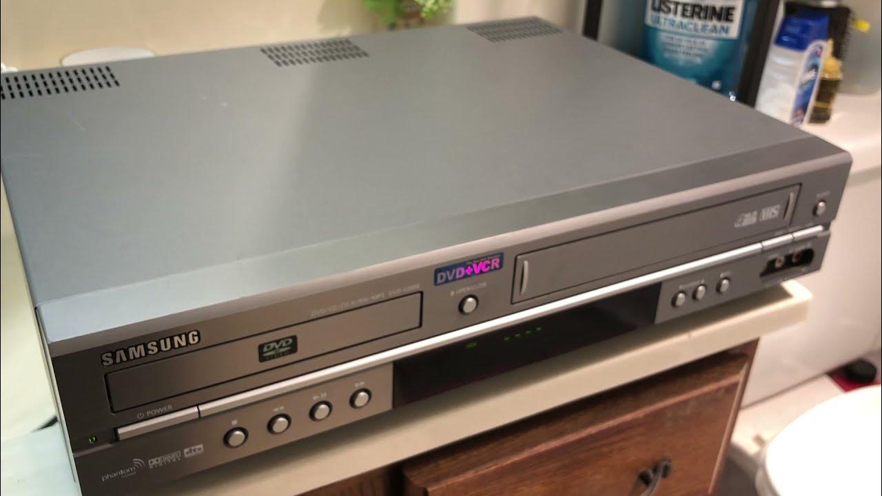 Samsung DVD-V2000 VCR DVD Combo Player VHS Recorder - YouTube