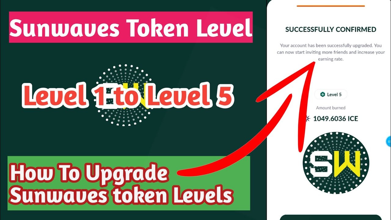 Sunwaves Token Boost Levels | How To upgrade Sunwaves token level ...