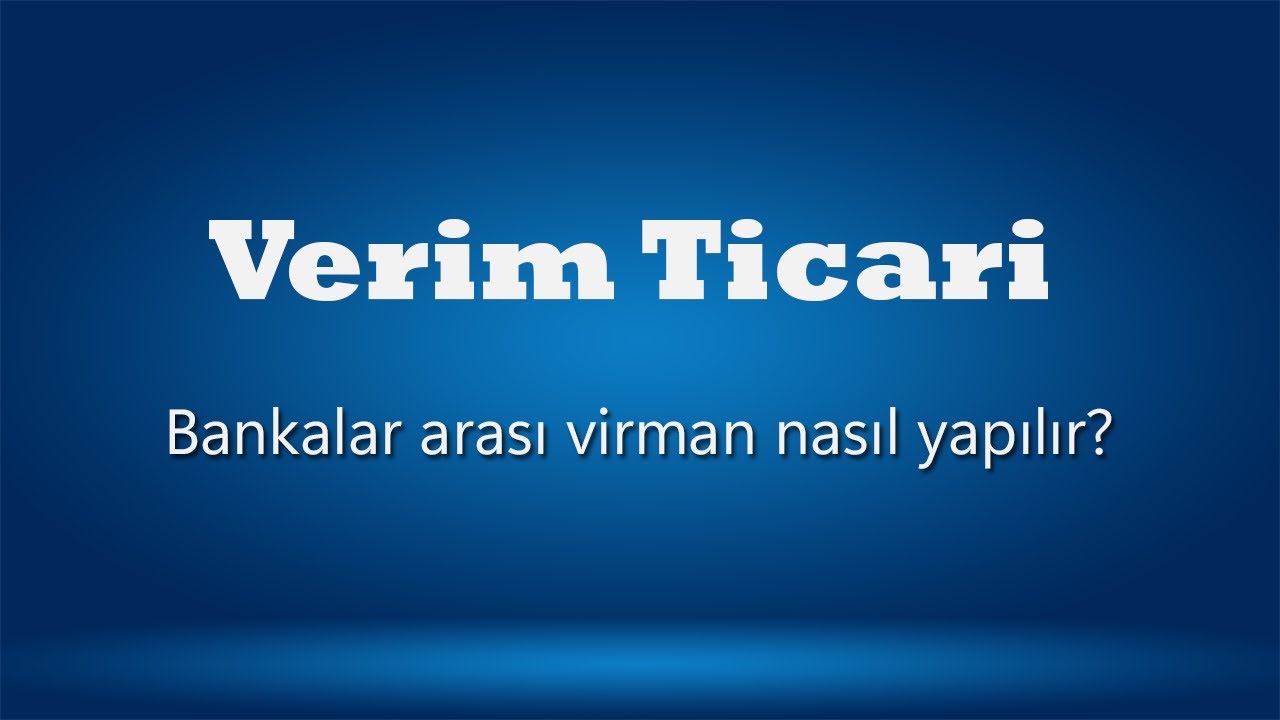 Bankalar Arası Virman #shorts #reels - YouTube