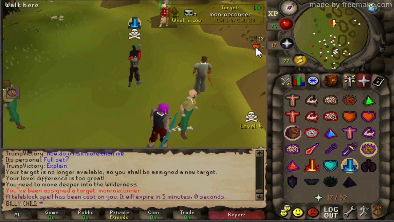 Old School Runescape Pking - enjoying some new pking spots - YouTube