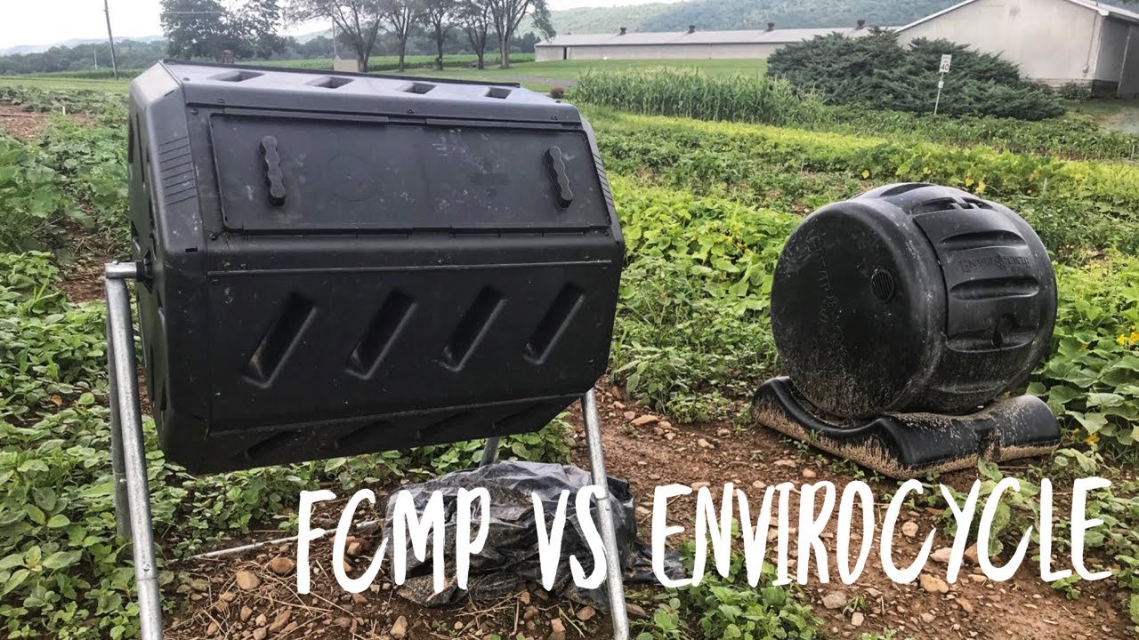 FCMP IM4000 vs Envirocycle Outdoor Compost Bins Review - YouTube