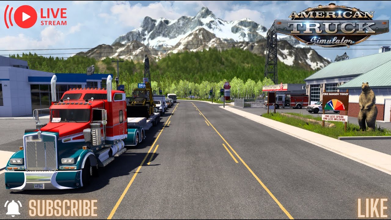 ATS live | welcome | Truck-Kenworth W900l let's play promods 1.5 random ...