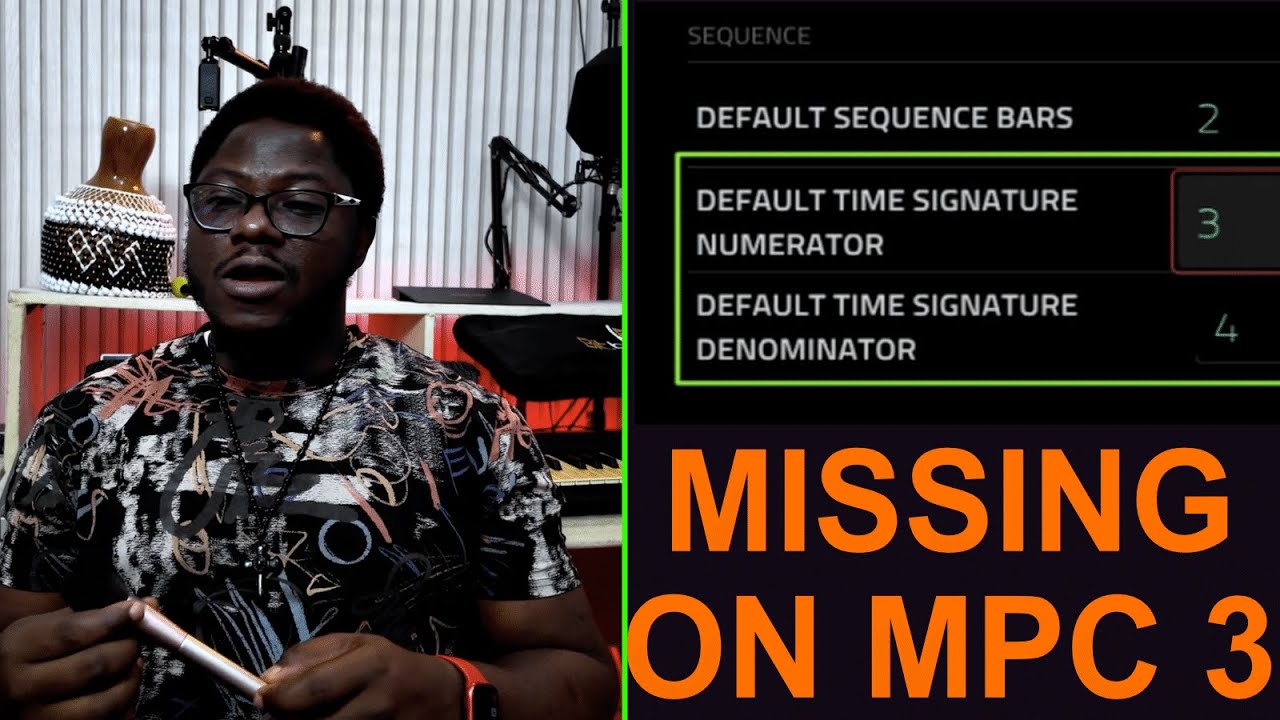 Time signature Missing on MPC 3 - YouTube