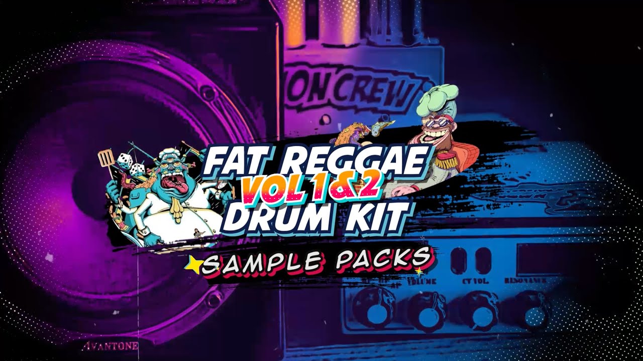 Green Lion Crew's FAT Reggae Drum Kit Sample Pack Volume 1 + 2 - YouTube