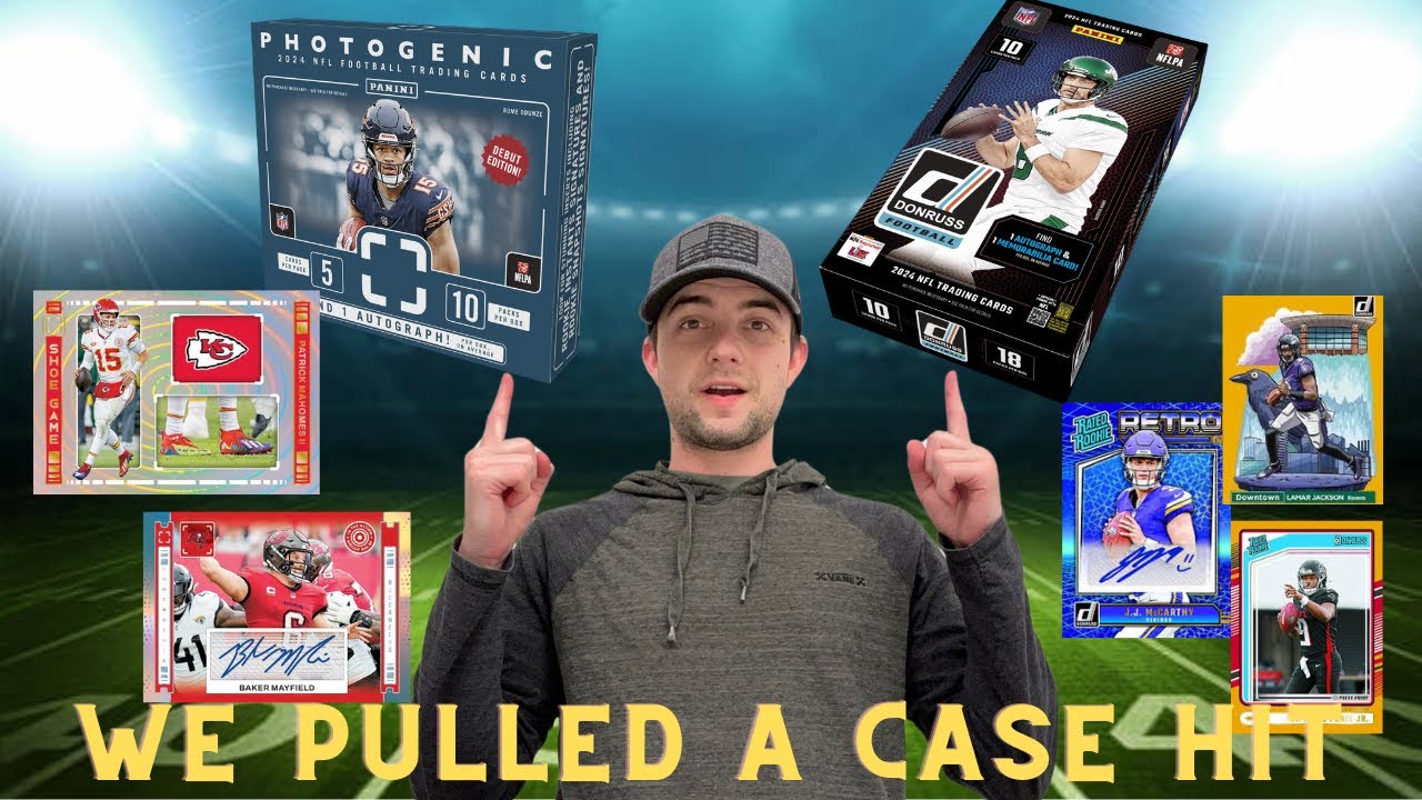 WE PULLED A CASE HIT! NEW DEBUT PHOTOGENIC AND DONRUSS FOOTBALL HOBBY ...