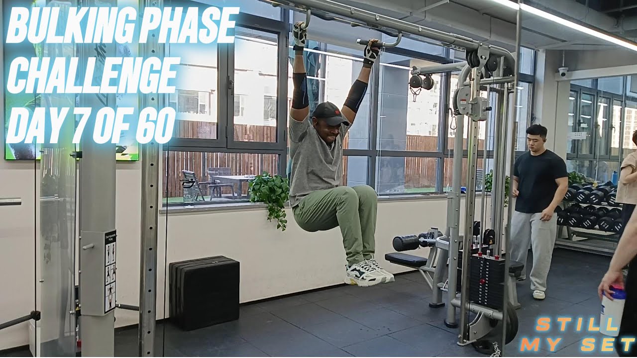 Bodybuilding Gym Challenge Bulking Phase Workout Day 7 of 60 Strength # ...