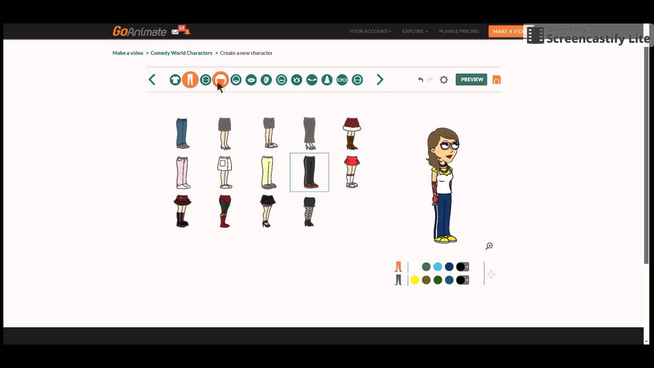 How To Make Angela On GoAnimate - YouTube