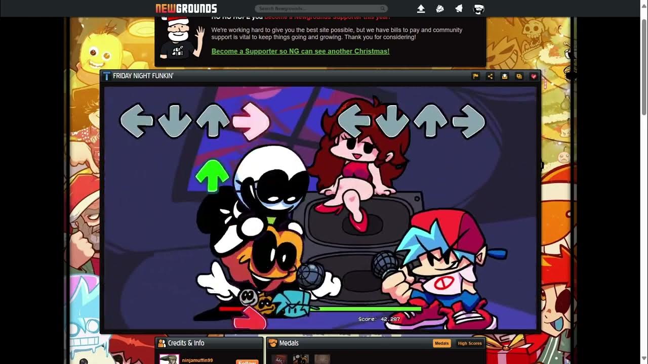 Friday Night Funkin!(Gameplay Only) - YouTube