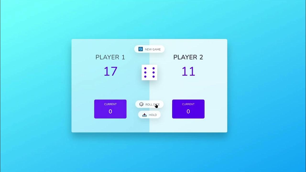 Dice Game| Using HTML, CSS and JavaScript. - YouTube Dice Game| Using HTML, CSS and JavaScript. - YouTube