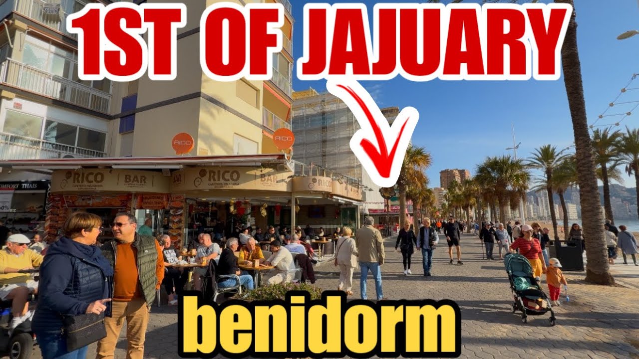 1ST of JANUARY in Benidorm – BEST you´ve ever seen! 😃 - YouTube