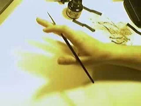 Inking Room Tutorial: Brush Inking Basics - YouTube