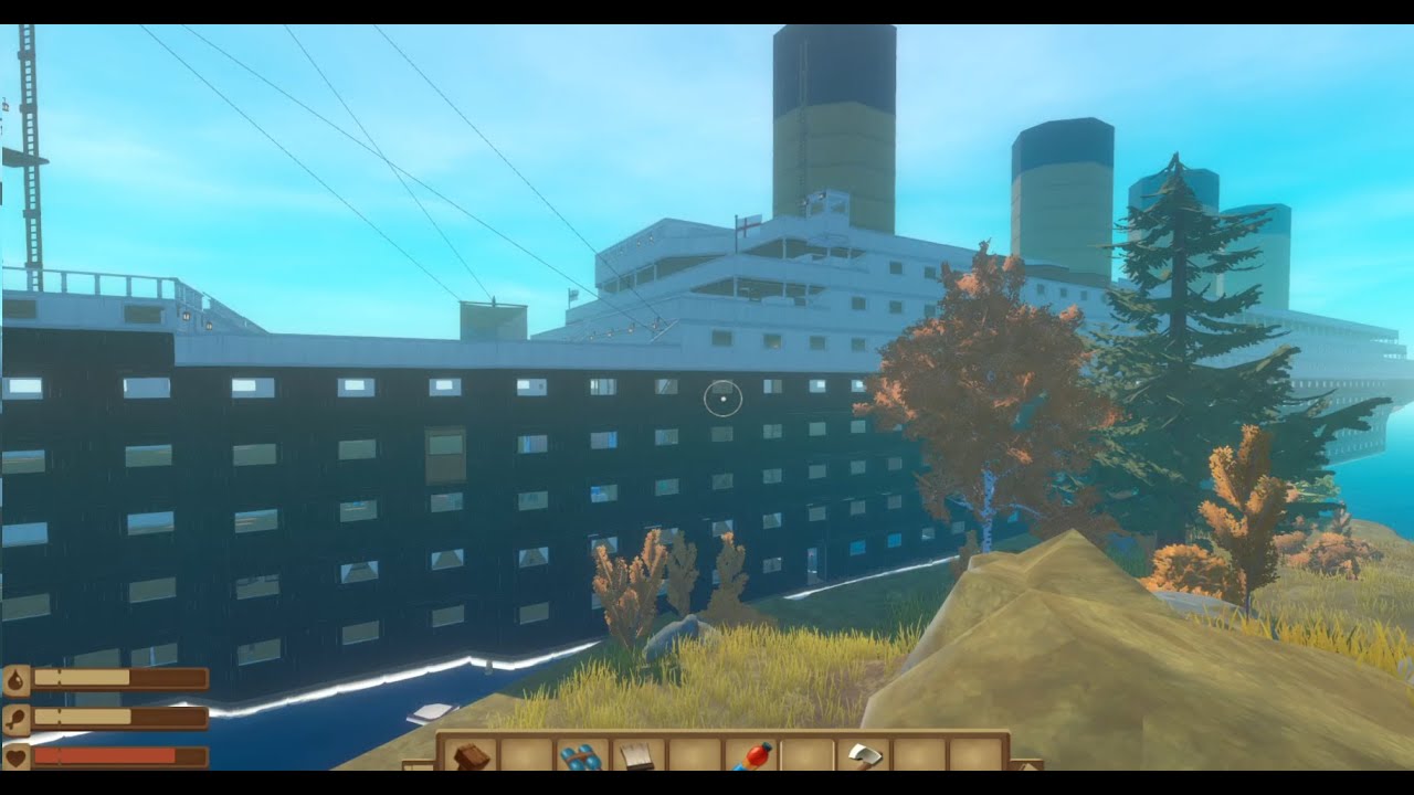 Raft Titanic: Thrilling Collision on small floating Raft - YouTube