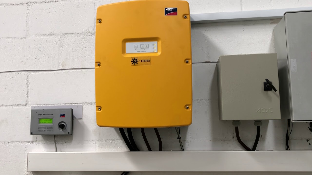 Power Up and Start Sunny Island Systems - YouTube