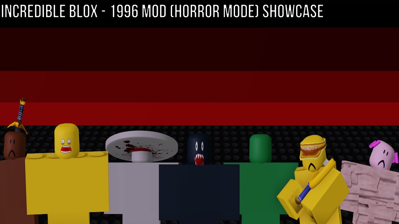 Roblox: Incredible Blox - 1996 Mod (Horror Mode) Showcase - YouTube
