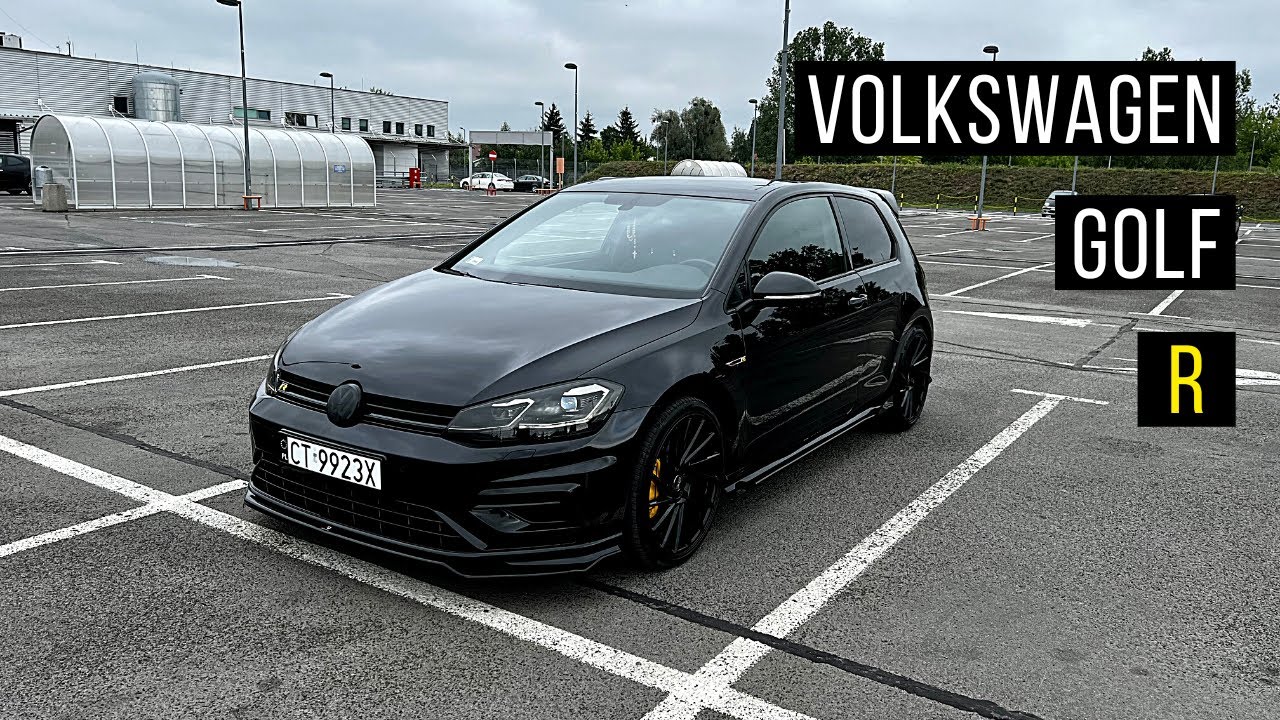 Volkswagen Golf 7.5 R 🏁 310KM 🏁 4Motion 🏁 All Black 🏁 Toruń, Poland 🏁 ...