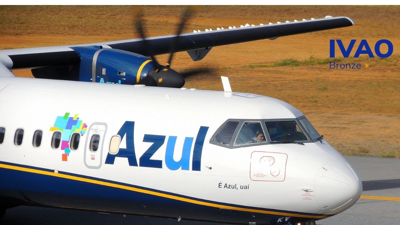 MSFS-2020 VOO DE CAMPINAS P/MARINGÁ ATR 72-600 AZUL PR-AKA REDE (IVAO) - YouTube