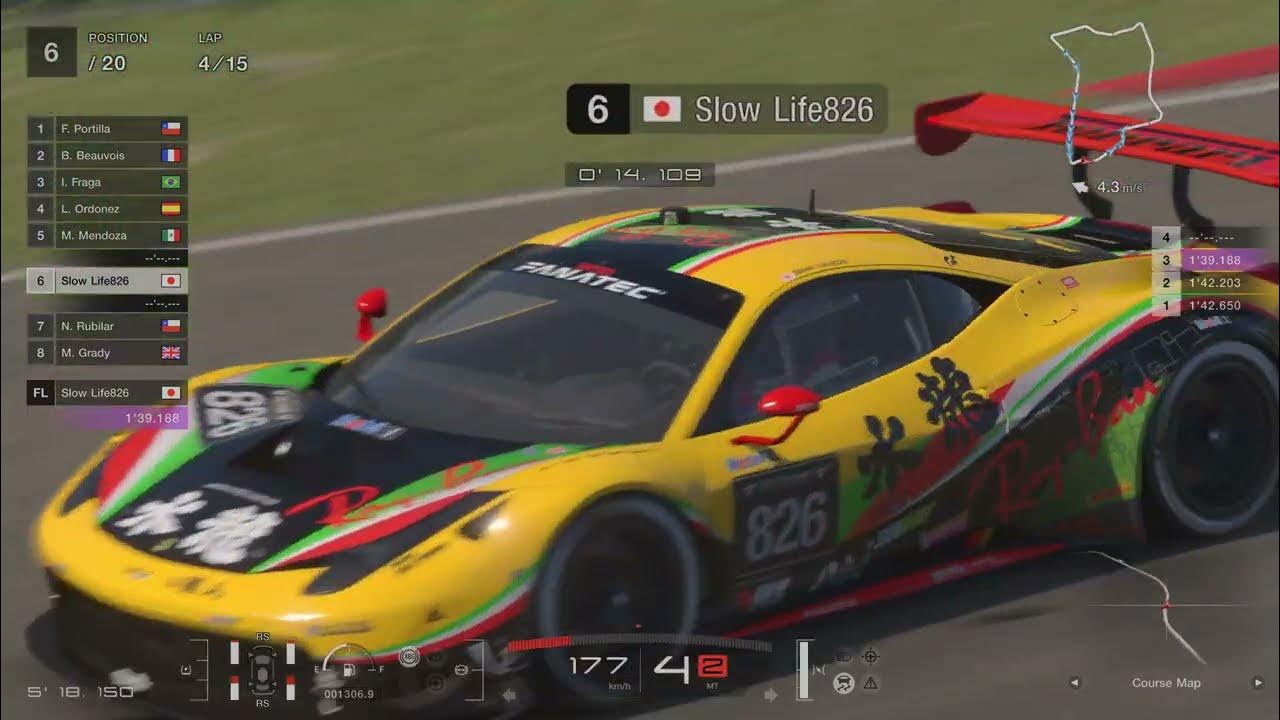 GT7 Gr3 458 Sardegna AI Race グランツーリスモ 7_20230611090919 - YouTube