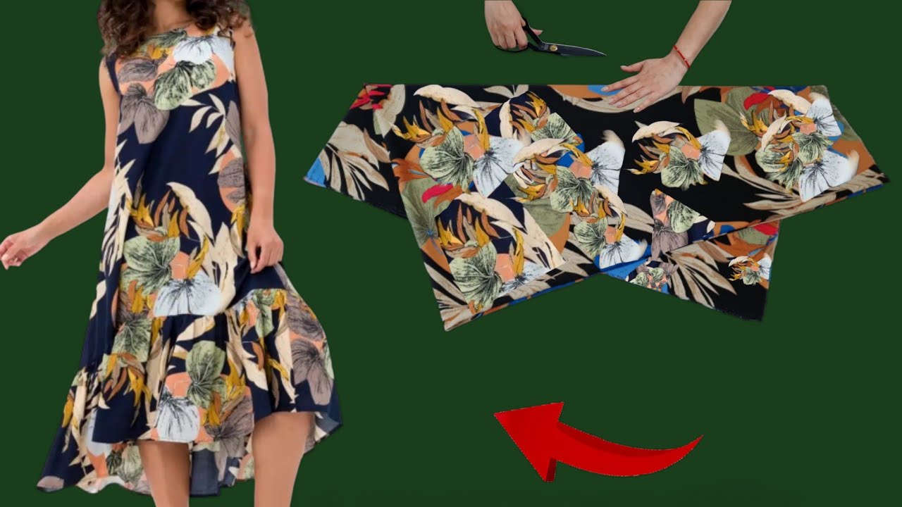 🌷 New Summer Trends ️ Very Easy Very Simple Design Dresses Size Fits ...